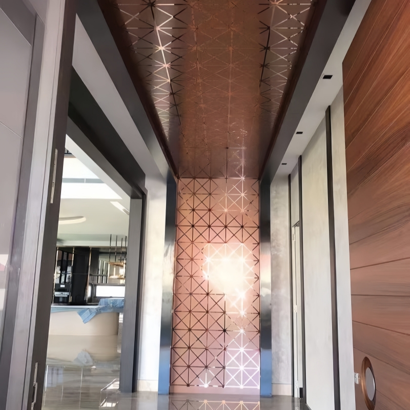 Bespoke Stainless Steel Wall Panel Bespoke Stainless Steel Wall Panel