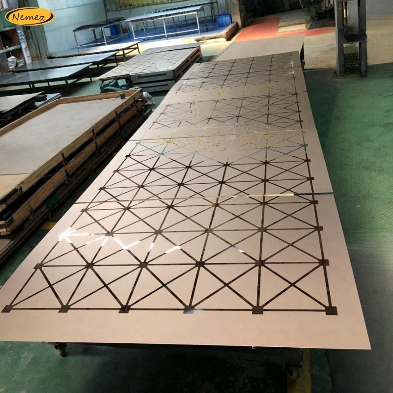 SS Water Ripple Sheet Wall Panel-Wall Panels-Bespoke Metalwork-Sheet ...