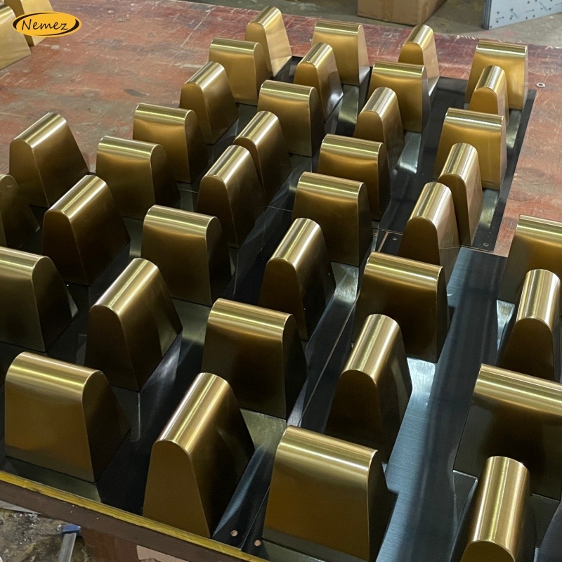 Custom PVD Gold Sheet Metal Fabrication
